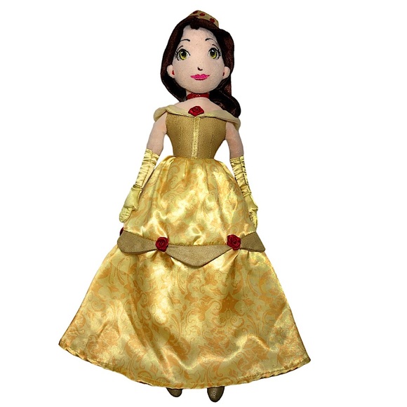 Disney | Toys | Disney Princess Belle Stuffed Plush Beauty The Beast ...